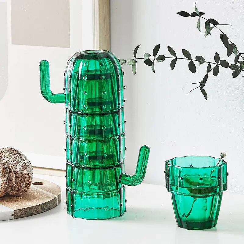Cactus Stackable Glass Set – Auraz Design